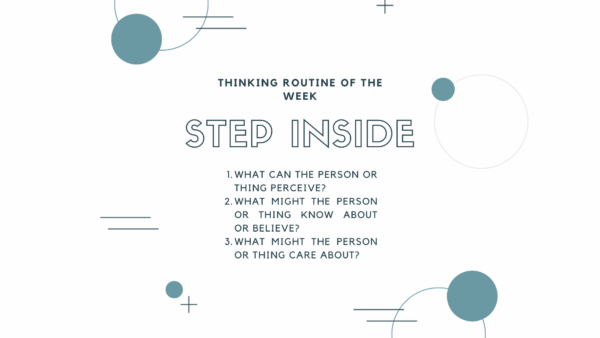 Visible Thinking Routine: Step Inside