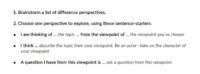 Step Inside: Thinking Routines to Foster Perspective-Taking
